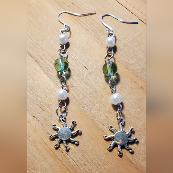 Jewelry | Sun Charm Earrings | Poshmark